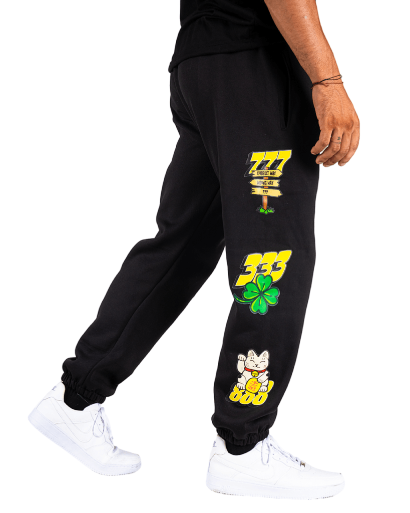 Jogger Negro Angelical Numbers Basico Club - Basico Clothes🏳️